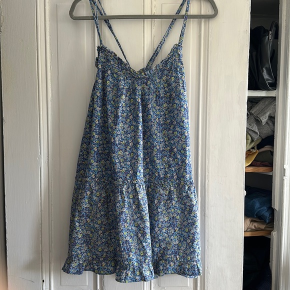 Universal Thread | Dresses | Universal Thread Blue Floral Sundress ...